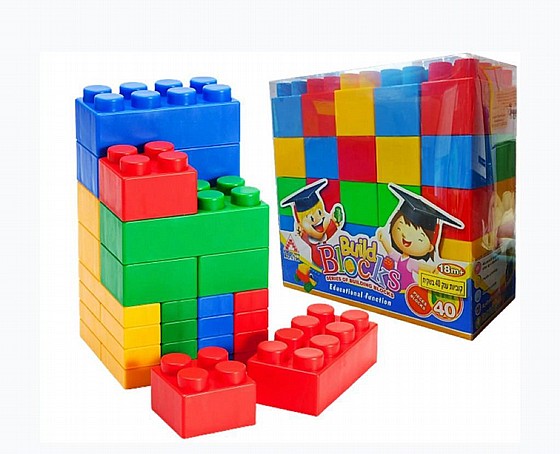 דניאלגן - ציוד לגני ילדים | לגו גדול 40 יח' | SALE